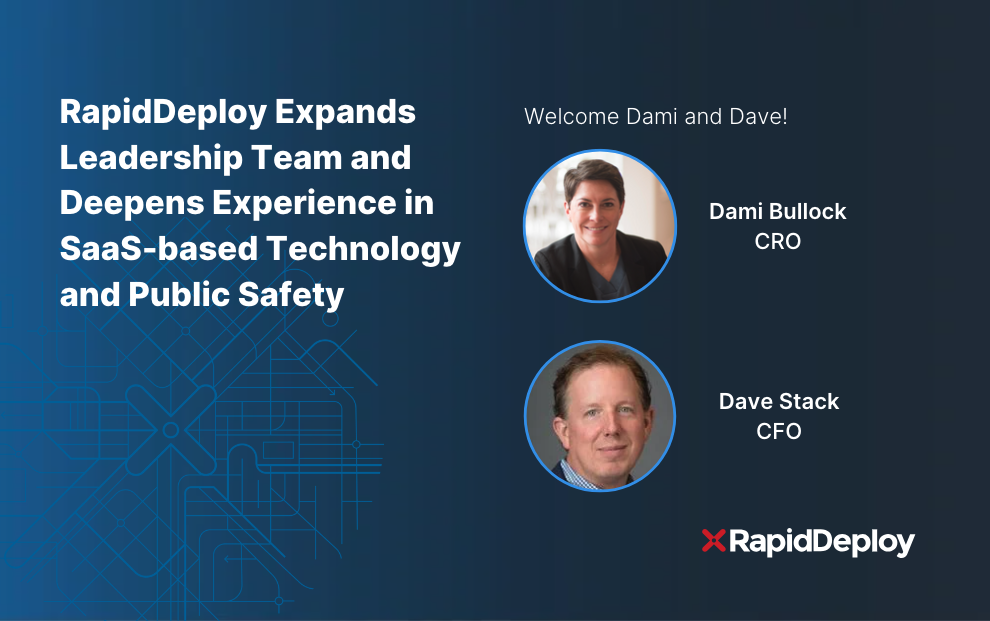 RapidDeploy Appoints Dami Bullock as Chief Revenue Officer and David Stack as Chief Financial ...